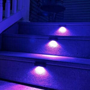 Tru-Scapes® 3” Color Changing LED Deck Step Riser Light - Tru-scapes.com